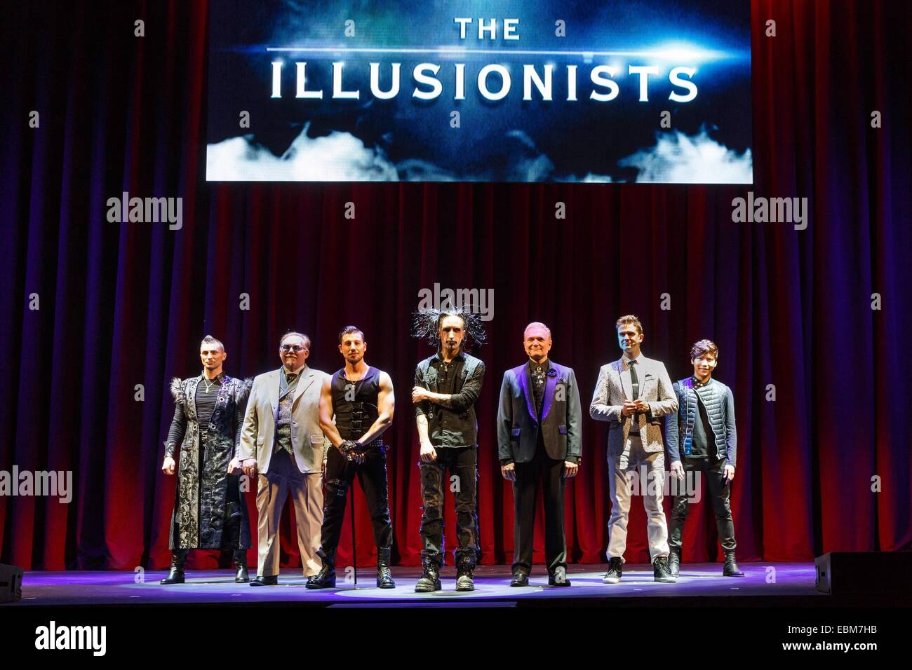 New York, NY, USA. 2nd Dec, 2014. Aaron Crow, Kevin James, Jeff Hobson ...