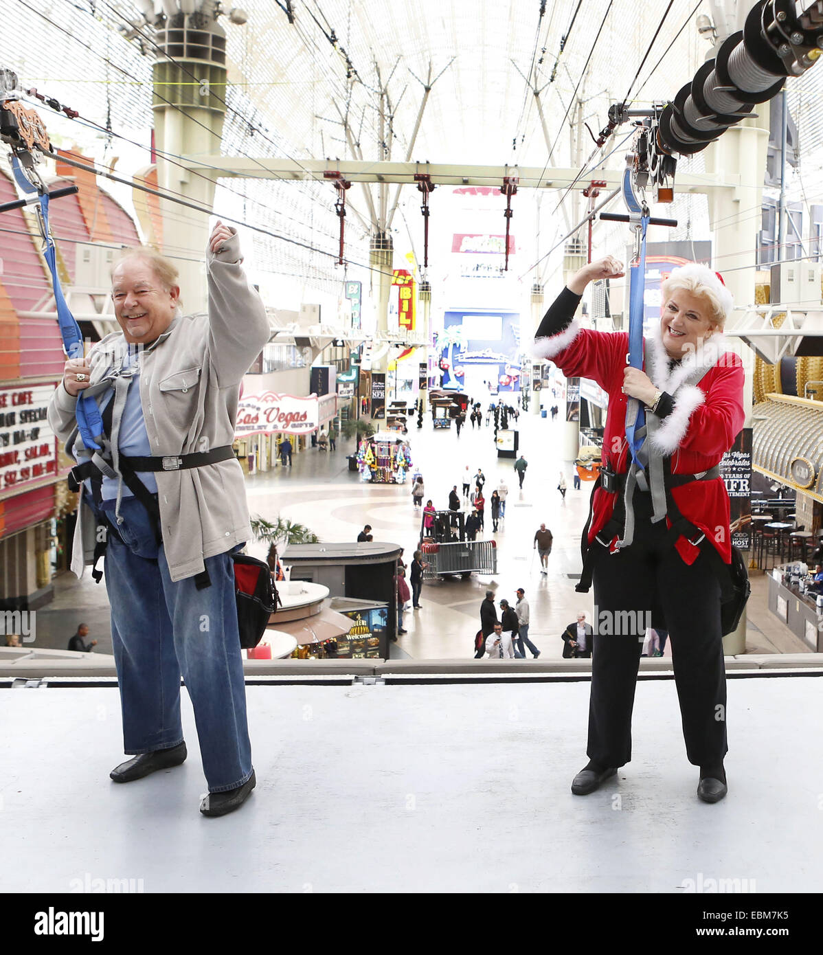 Vegas slotzilla zipline hi-res stock photography and images - Alamy
