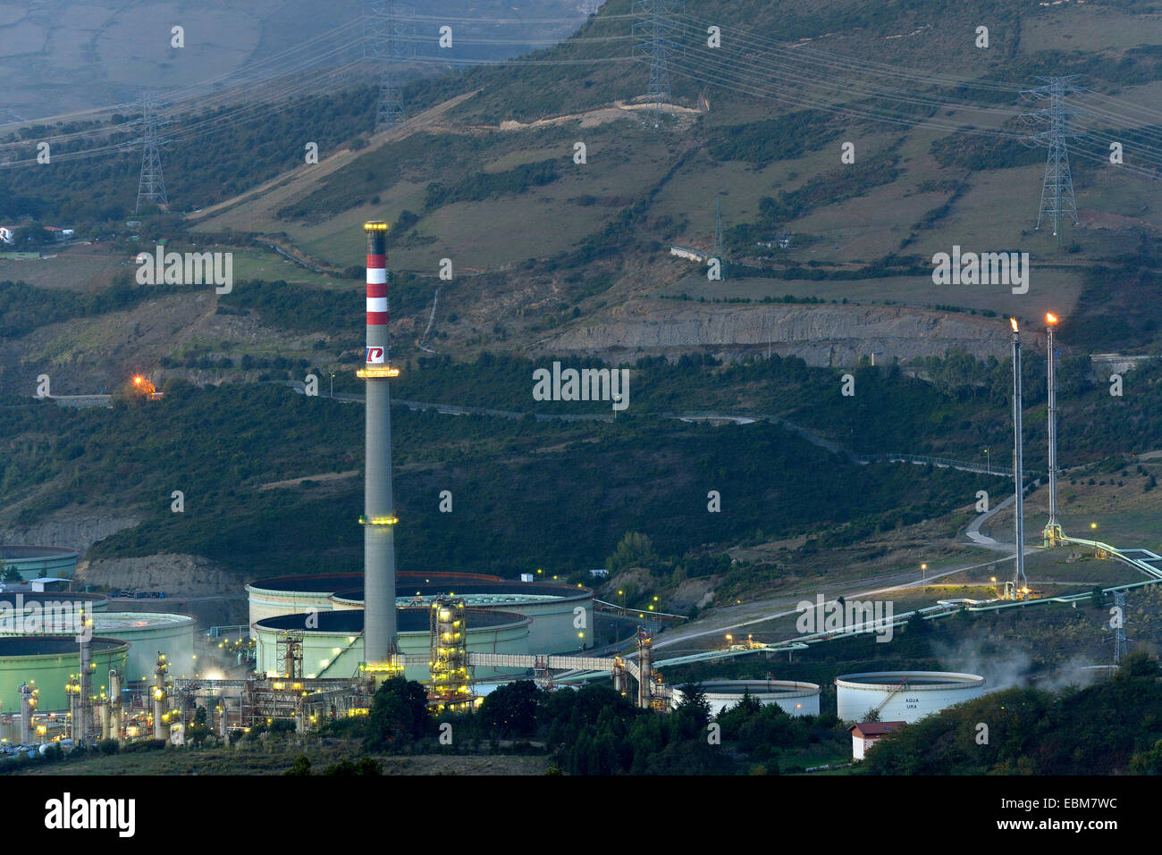 Spain euskadi oil industry hi-res stock photography and images - Alamy