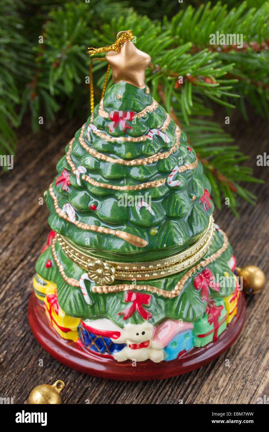 christmas evergreen tree Stock Photo - Alamy