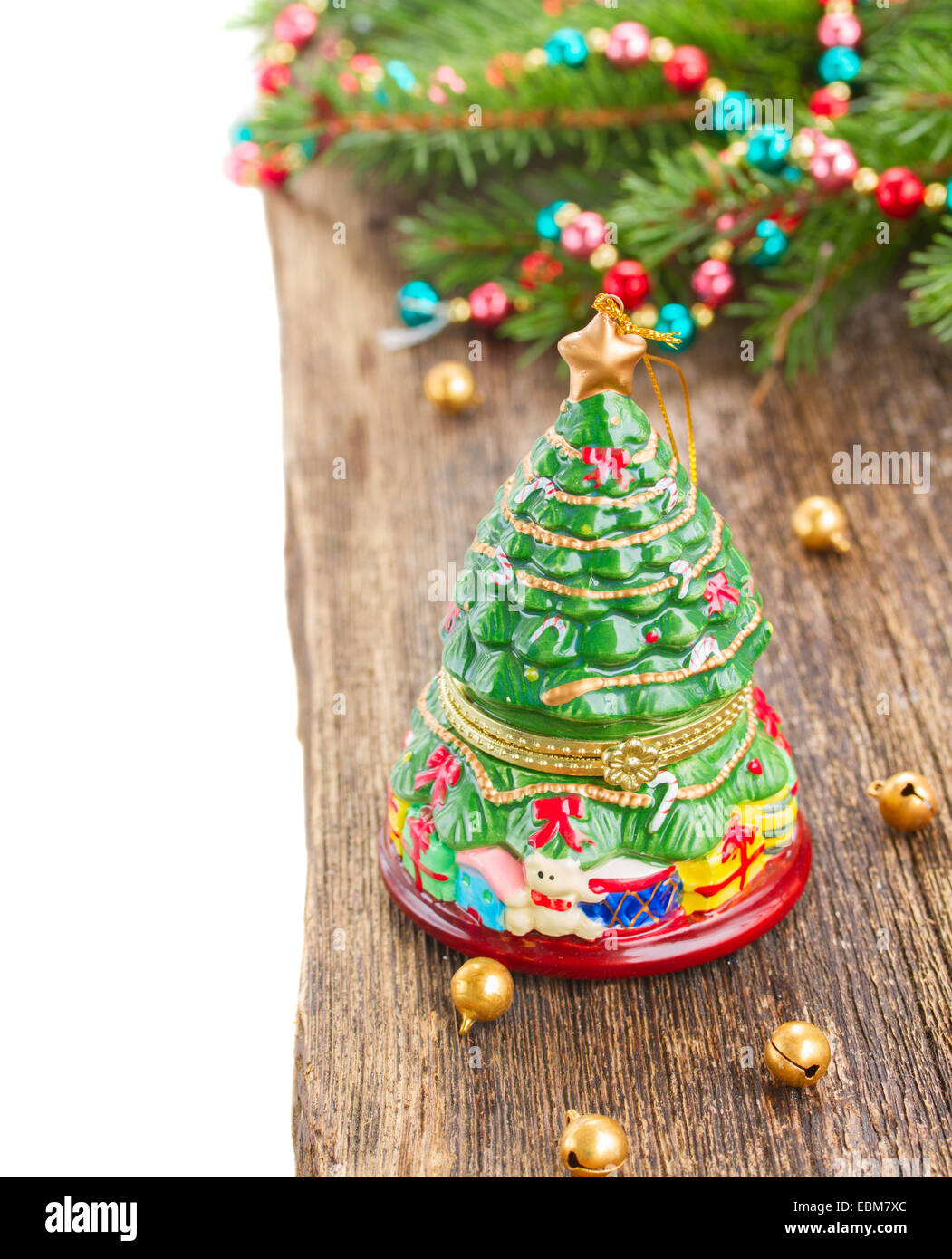 christmas evergreen tree Stock Photo - Alamy