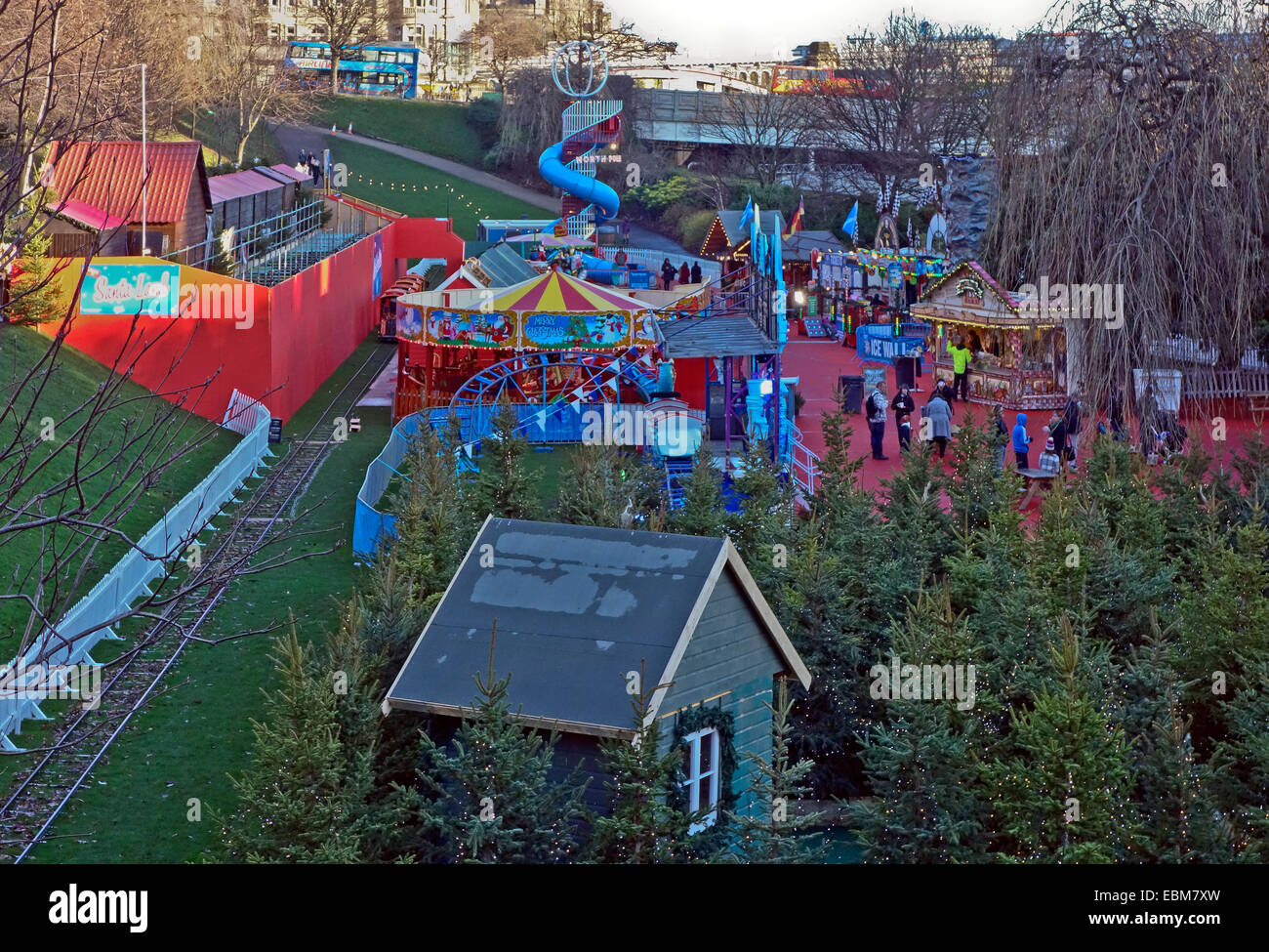 Santa land in edinburgh hi-res stock photography and images - Alamy