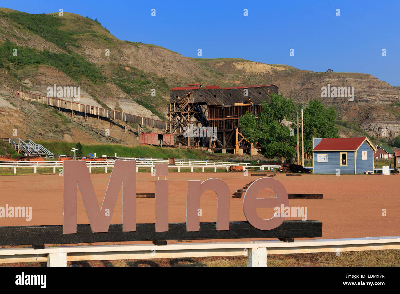 Atlas Coal Mine, Drumheller, Alberta, Canada Stock Photo - Alamy