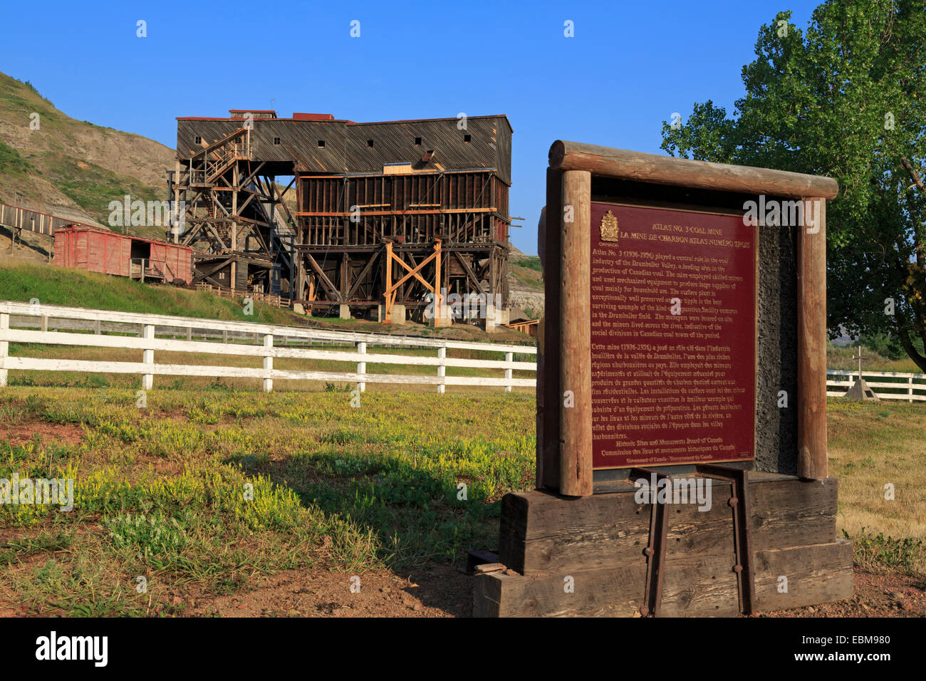 Atlas Coal Mine, Drumheller, Alberta, Canada Stock Photo - Alamy