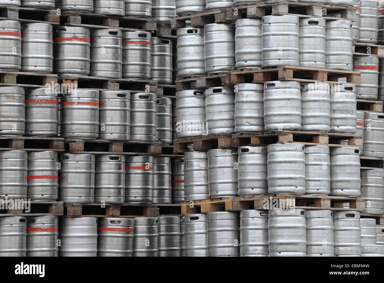 Aluminum beer barrels hi-res stock photography and images - Alamy