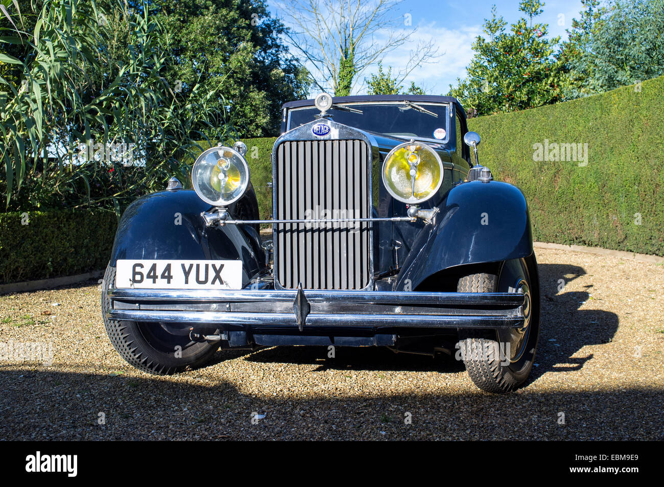 Classic Car Delage D6.11 Cabriolet Stock Photo - Alamy
