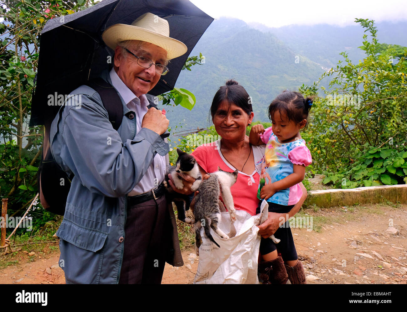 Irish Missionary Priest in a Mountain Village in Oaxaca Mexico Stock ...