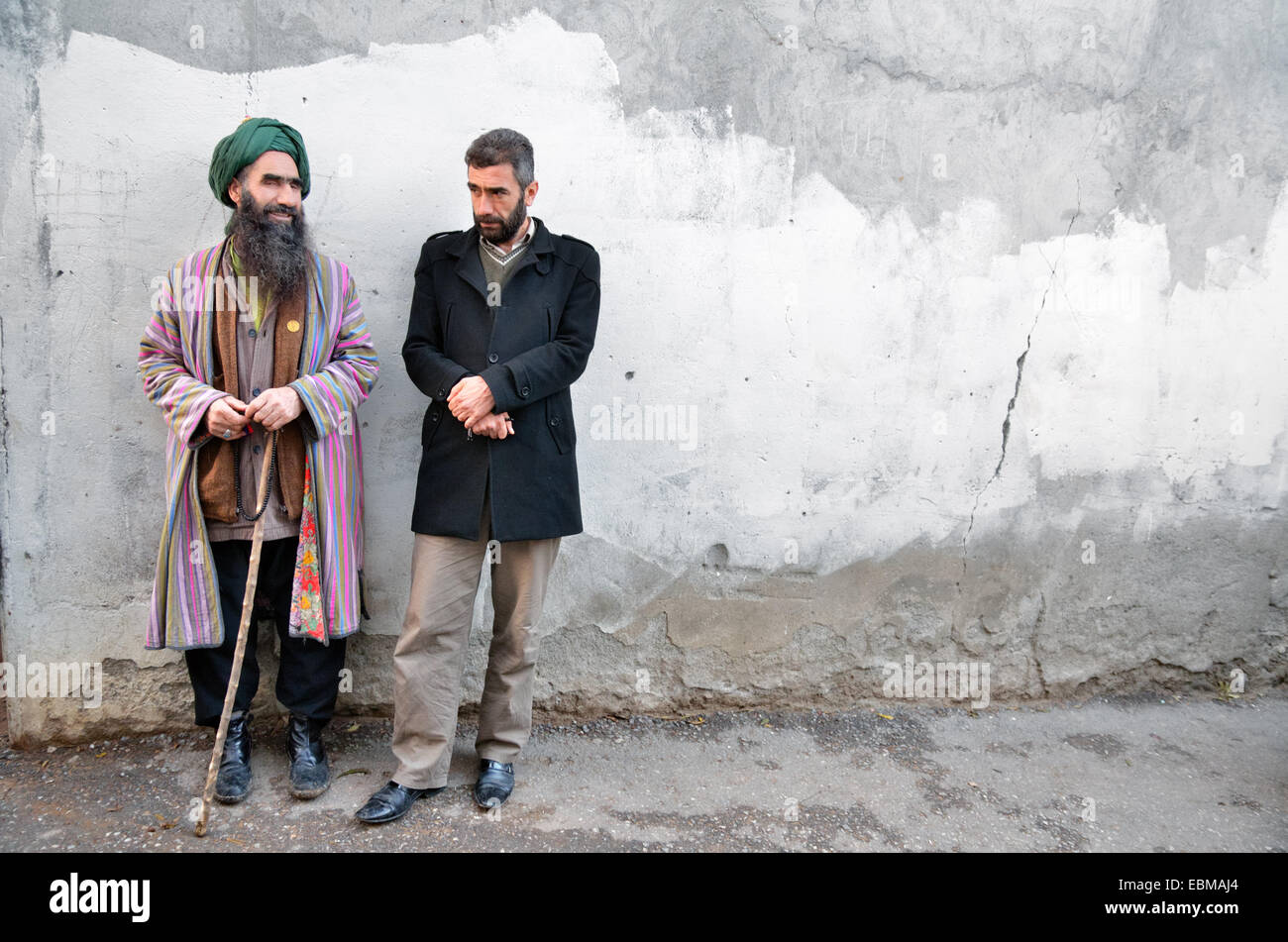 Portrait of Sufi living in the residence of Shaikh Nazim Al-Haqqani ...