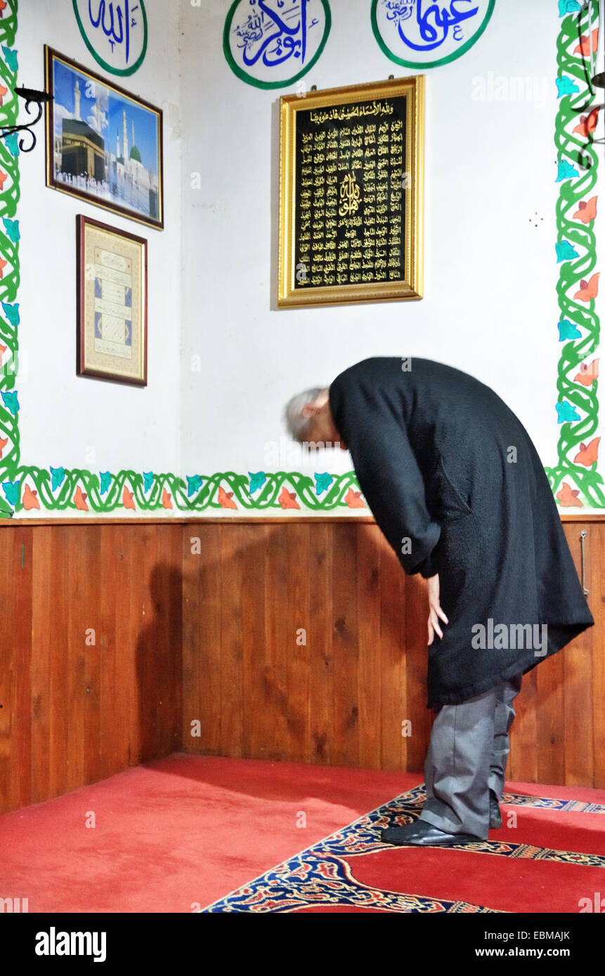 Daily prayer in the mosque inside the residence of Shaikh Nazim Al ...