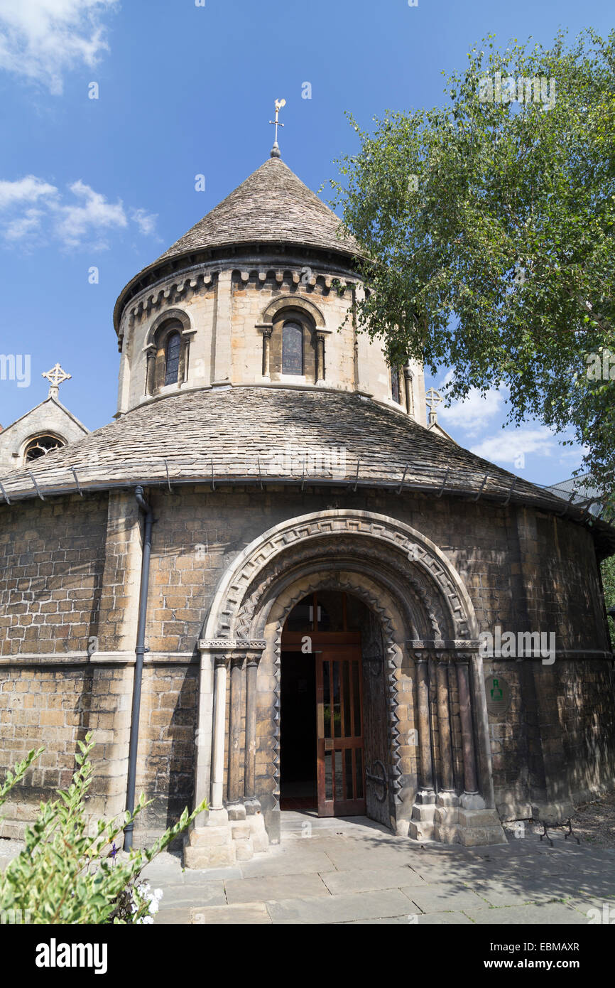 UK, Cambridge, the Church of the Holy Sepulchre. An Anglican church ...