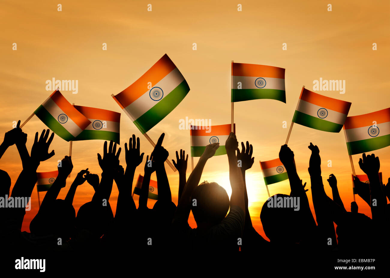 India flag hi-res stock photography and images - Alamy