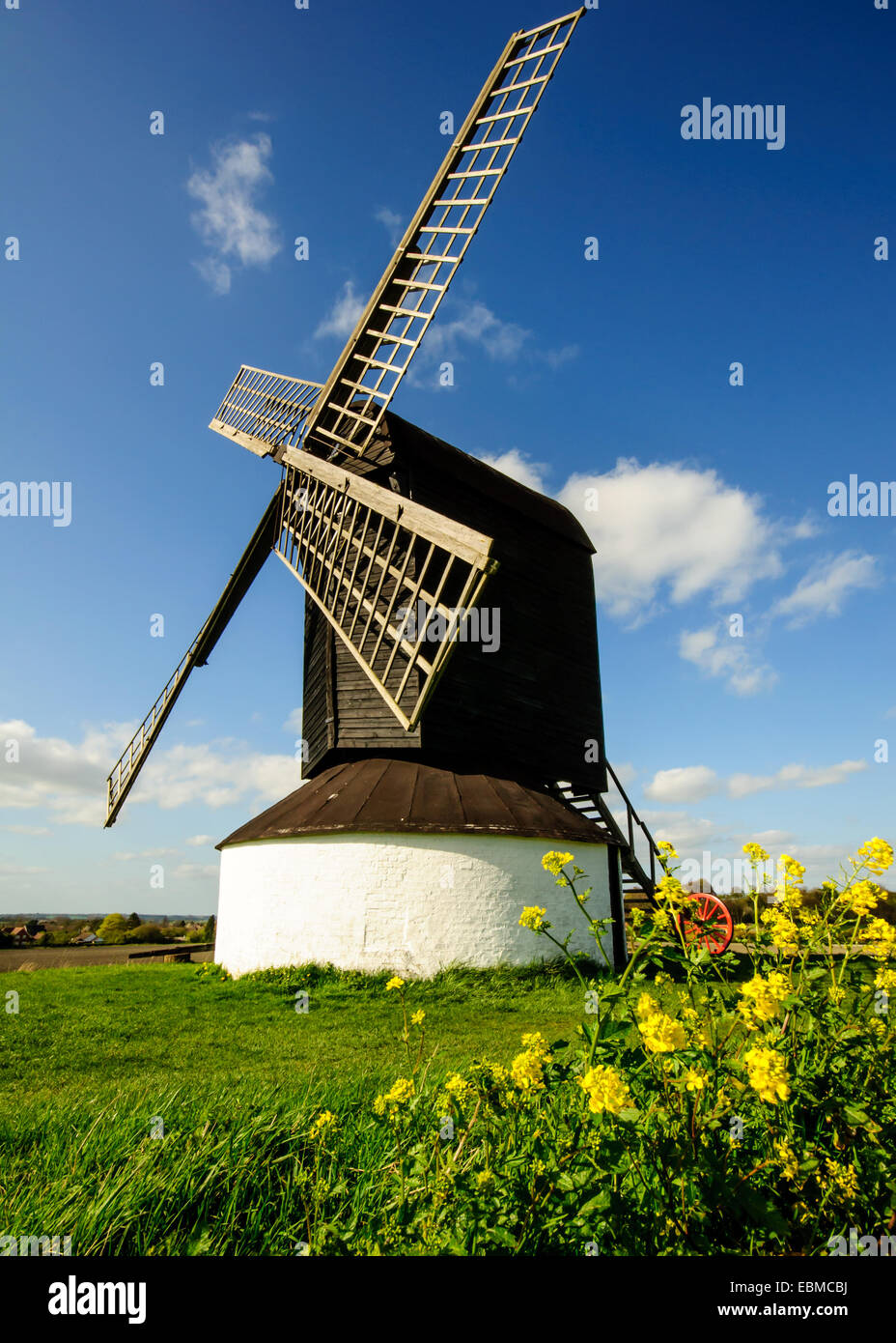 Historical wooden windmill hi-res stock photography and images - Alamy