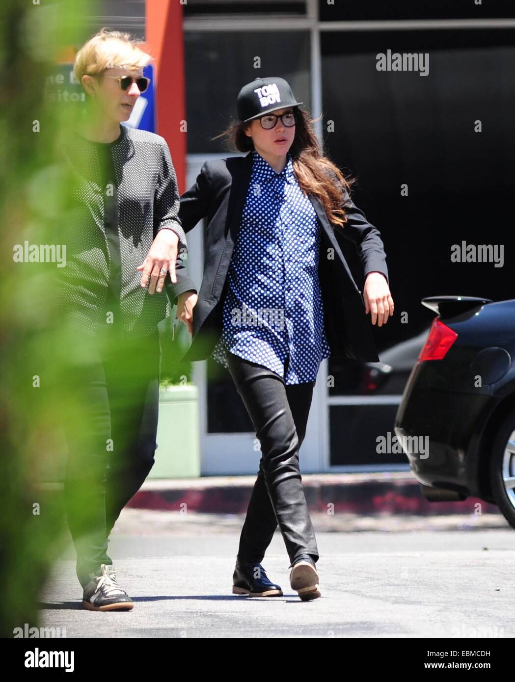 Ellen Page spotted out in West Hollywood with a friend Featuring: Ellen ...
