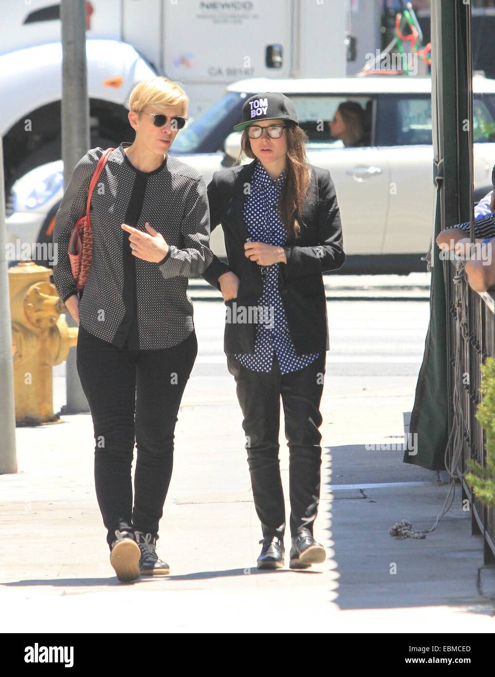 Ellen Page spotted out in West Hollywood with a friend Featuring: Ellen ...