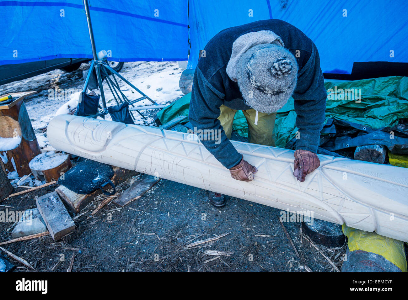 British columbia burnaby mt canada first nations totem pole hi-res ...