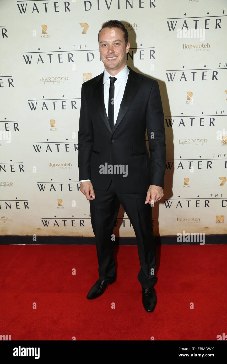 Sydney, Australia. 2 December 2014. Actor Michael Dorman arrives on the ...