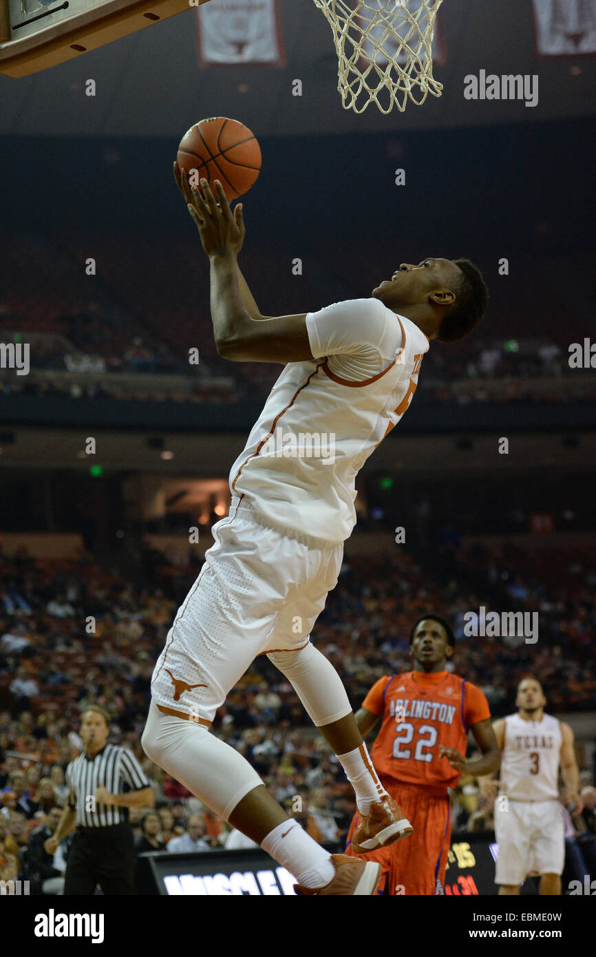 Halftime. 2nd Dec, 2014. Brandon Allums #52 of the Texas Longhorns in ...