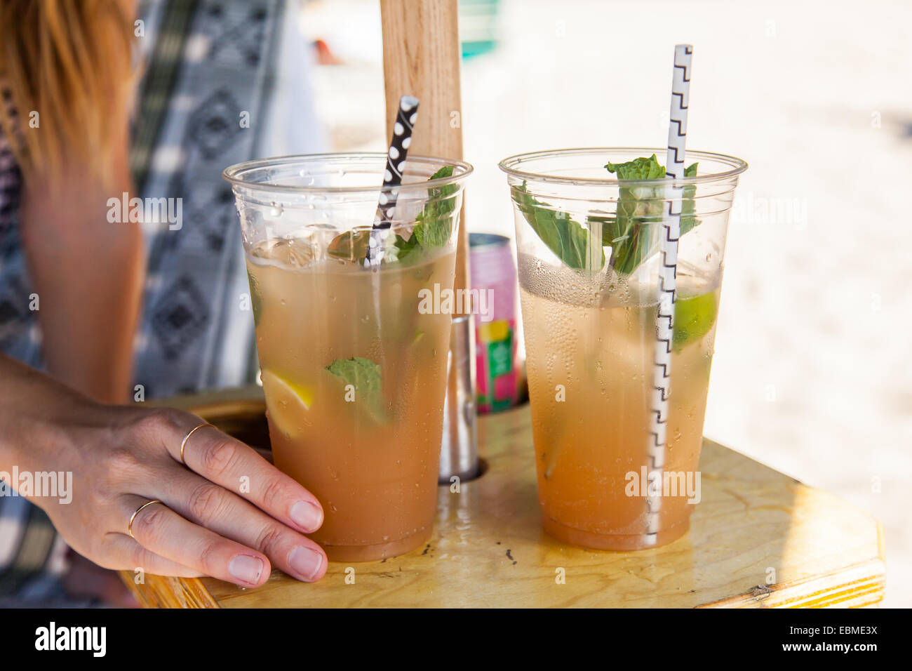 Summer beach refreshing hi-res stock photography and images - Alamy