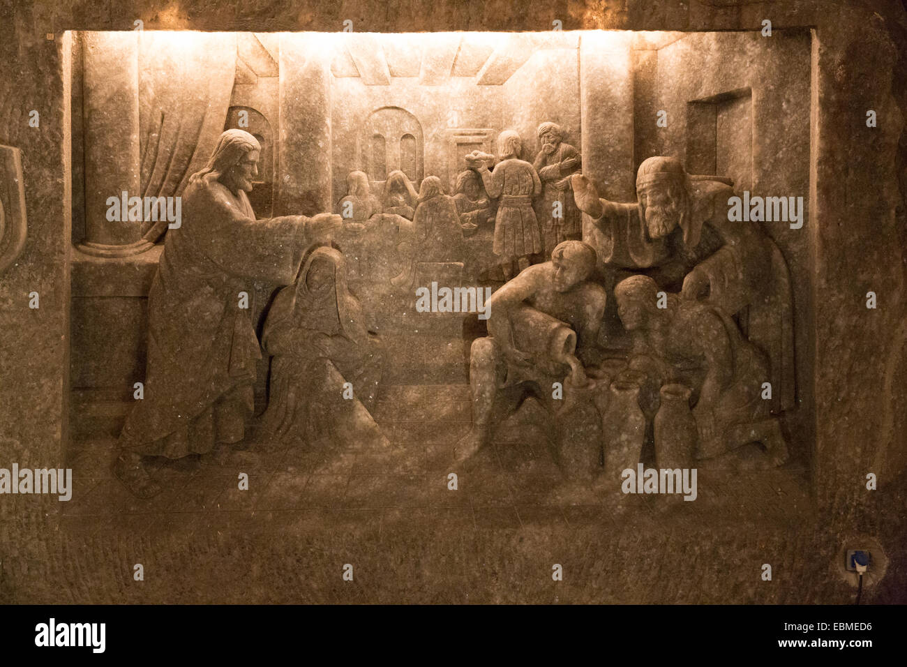 Carved underground salt cave, the life work of Antoni Wyrodek ...