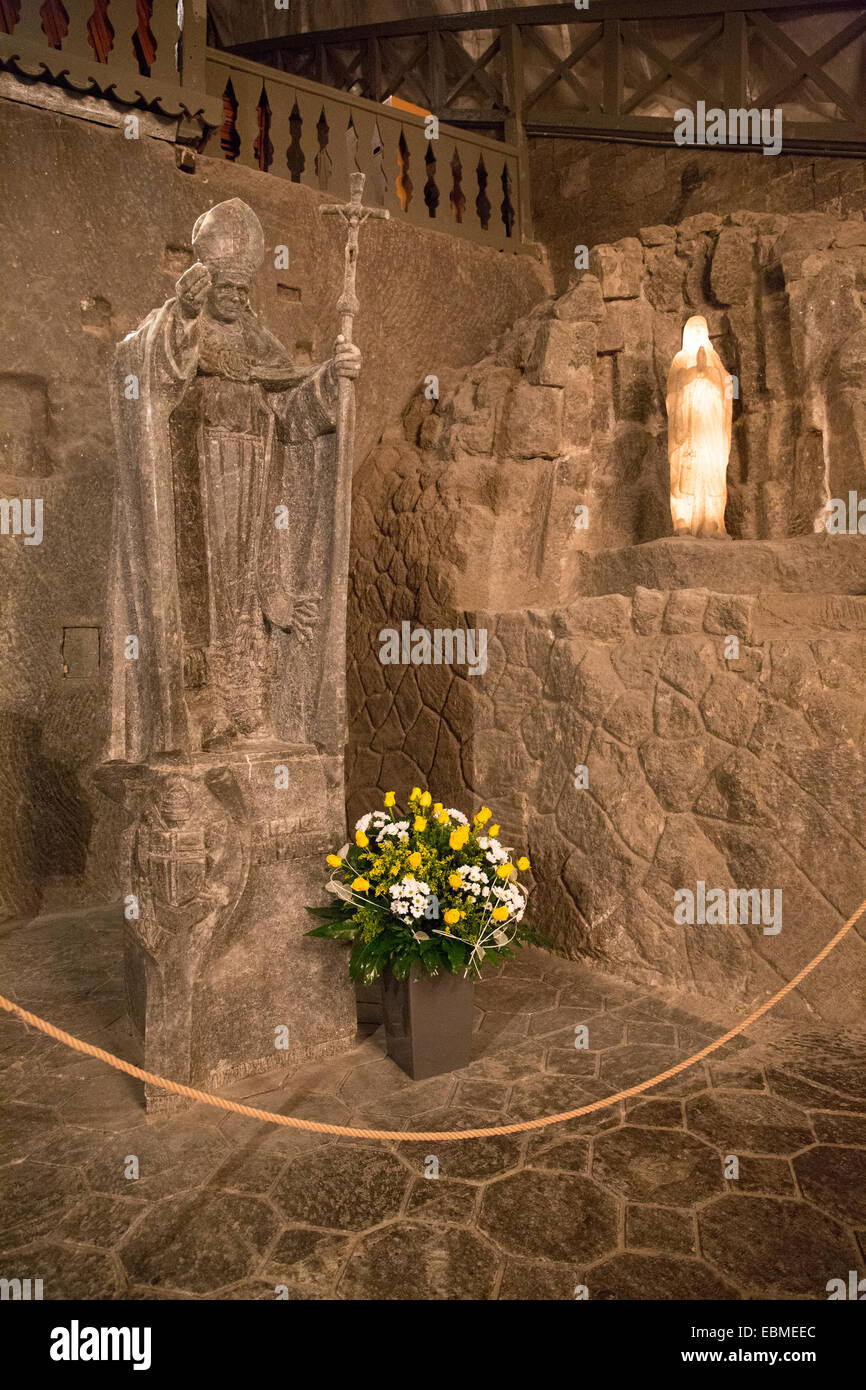 Carved underground salt cave, the life work of Antoni Wyrodek ...