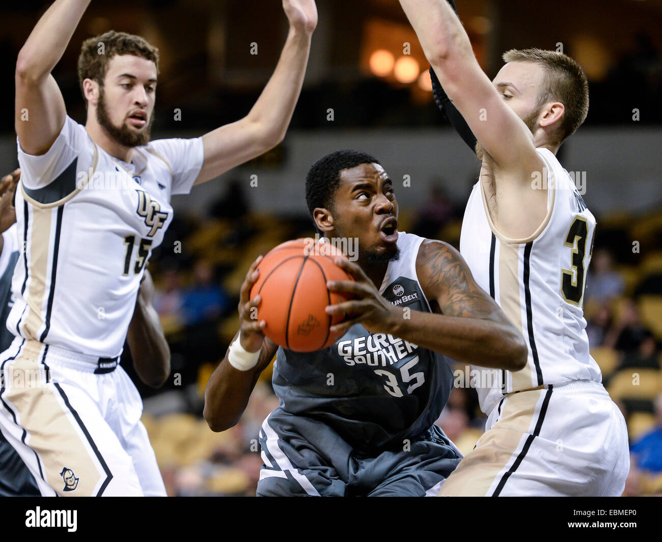 Orlando, FL, USA. 2nd Dec, 2014. Georgia Southern Eagles forward Kyle ...
