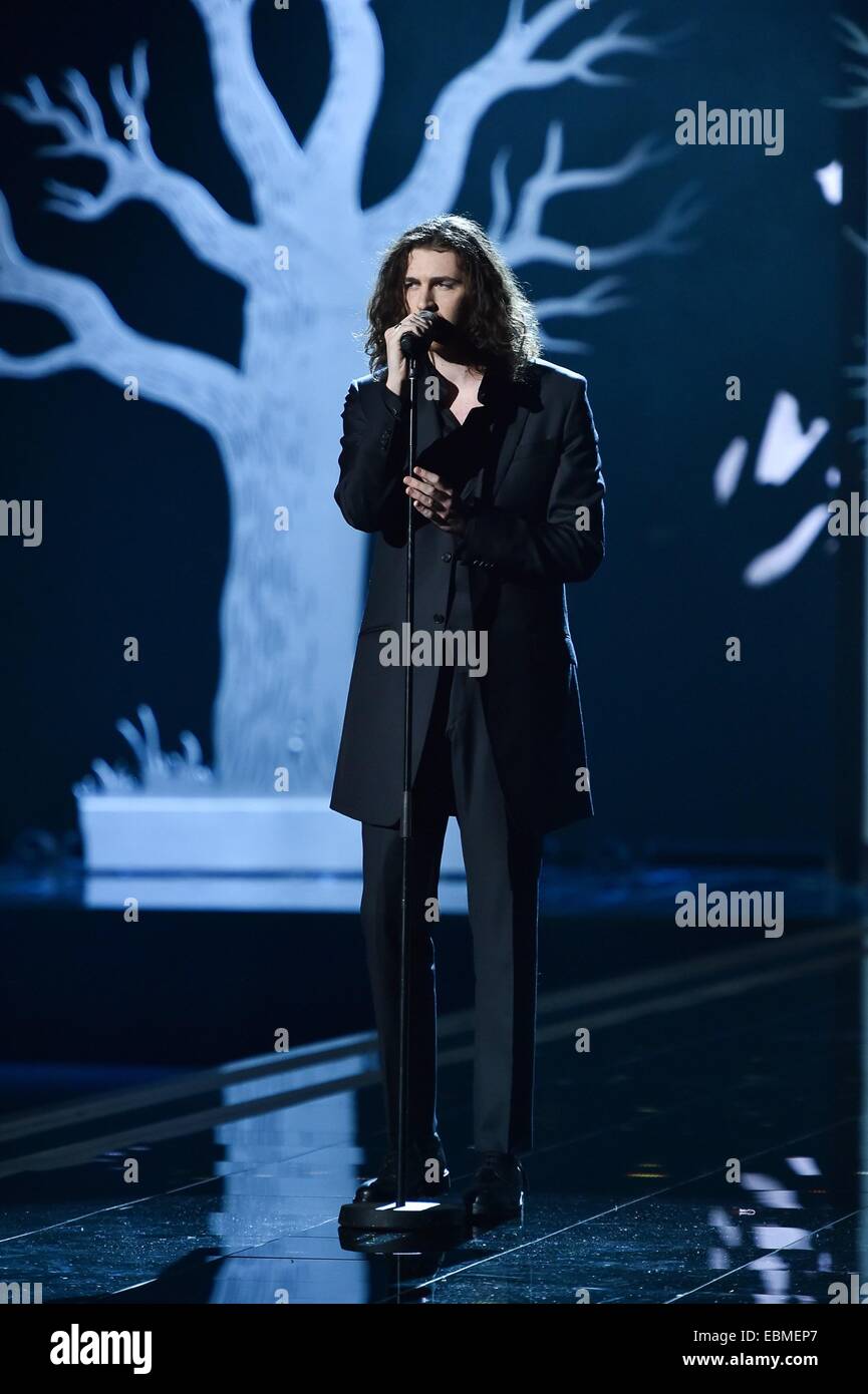 London, UK . 02nd Dec, 2014. Hozier on the runway for Victoria's Secret ...