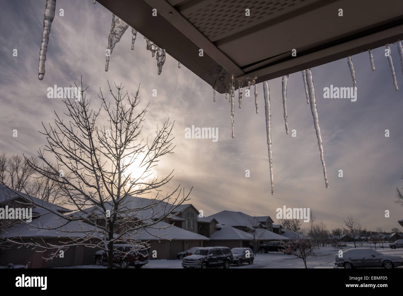 Ice Hanging From Roof High Resolution Stock Photography and Images - Alamy