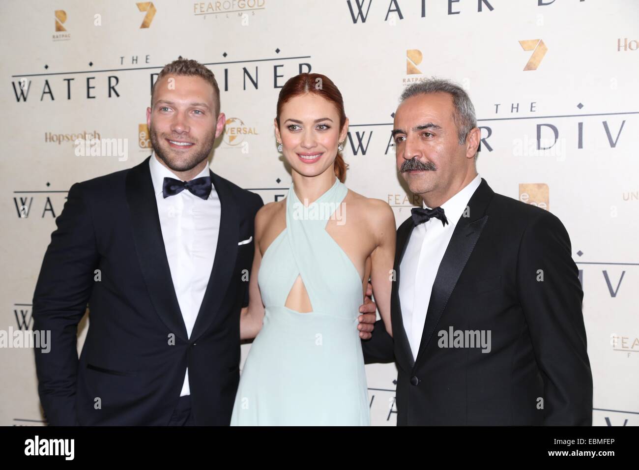 Sydney, Australia. 2 December 2014. Jai Courtney (Hughes), Olga ...