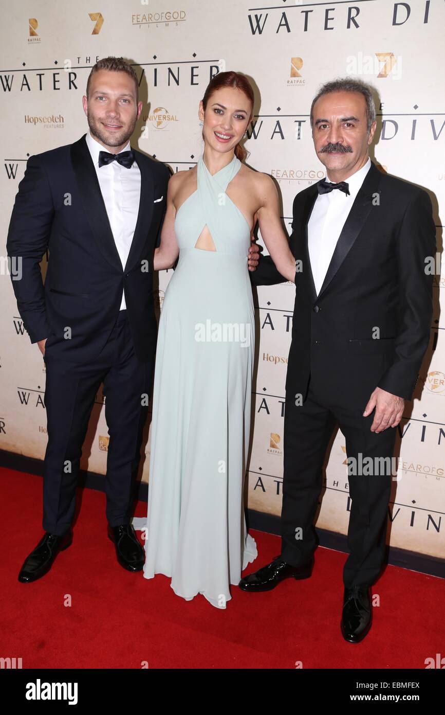 Sydney, Australia. 2 December 2014. Jai Courtney (Hughes), Olga ...