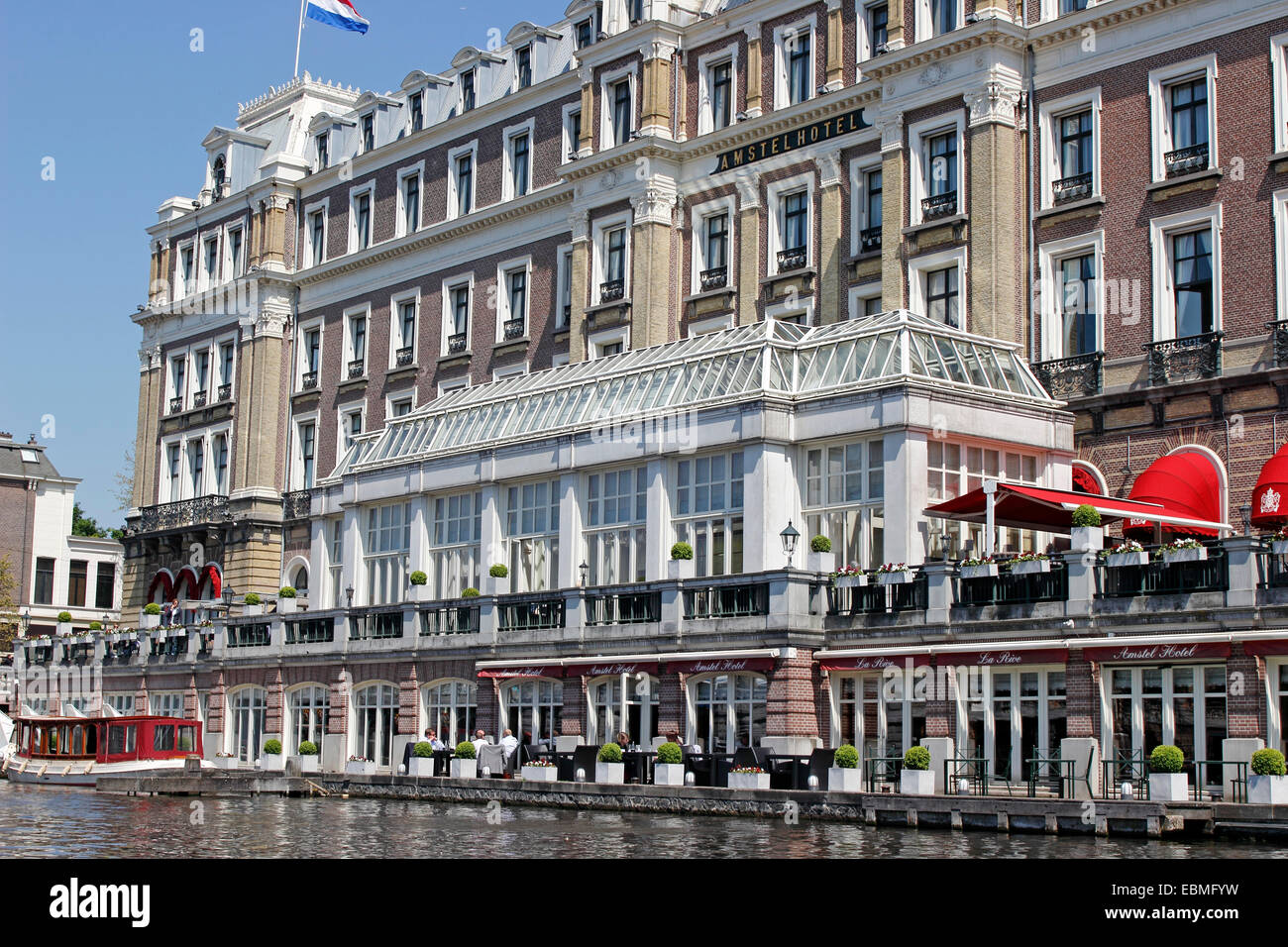 Luxury hotel InterContinental Amstel Amsterdam on Amstel Canal ...
