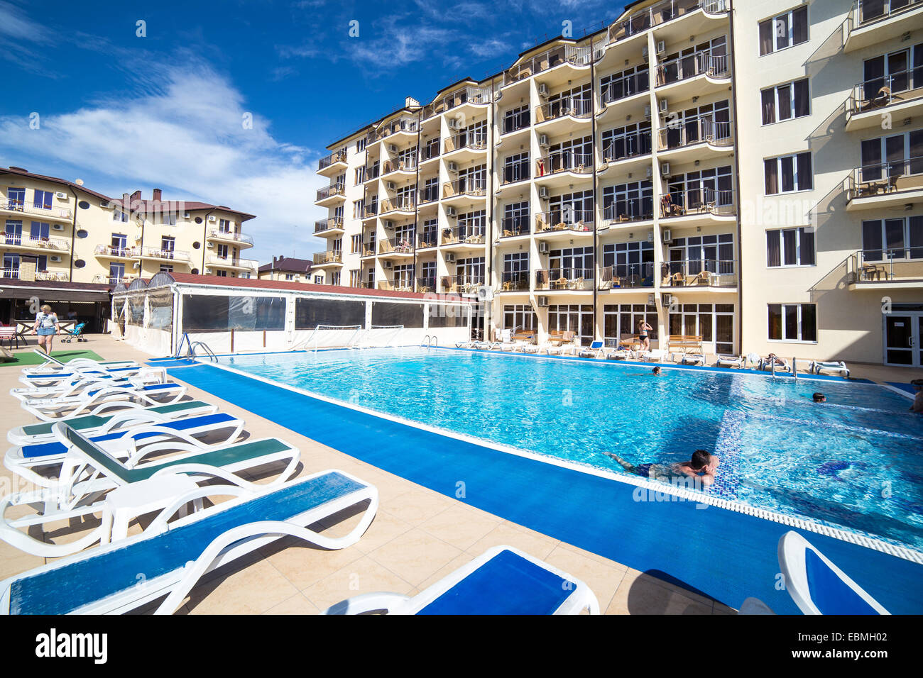 Swimming pool, resort Stock Photo - Alamy