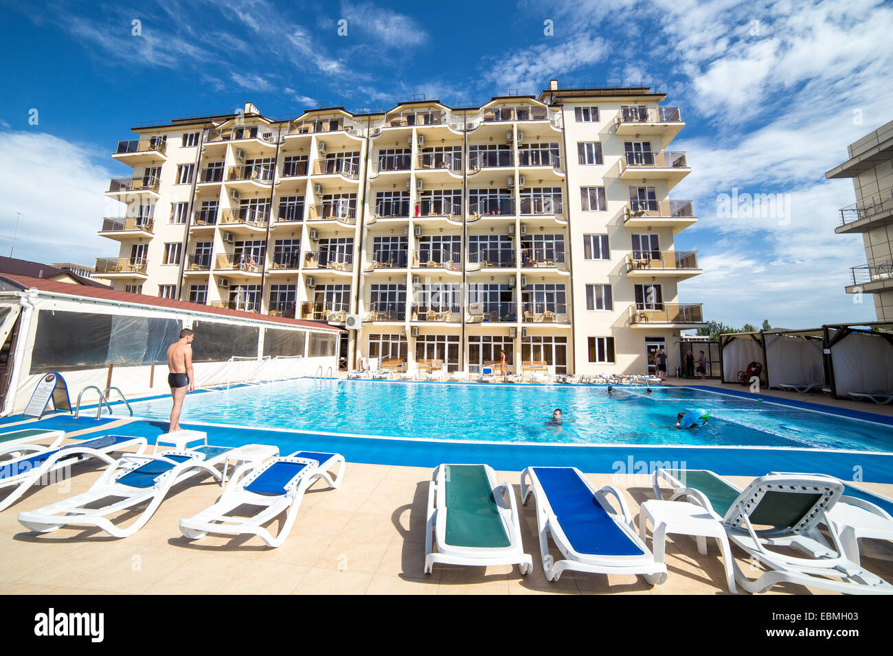 Swimming pool, resort Stock Photo - Alamy