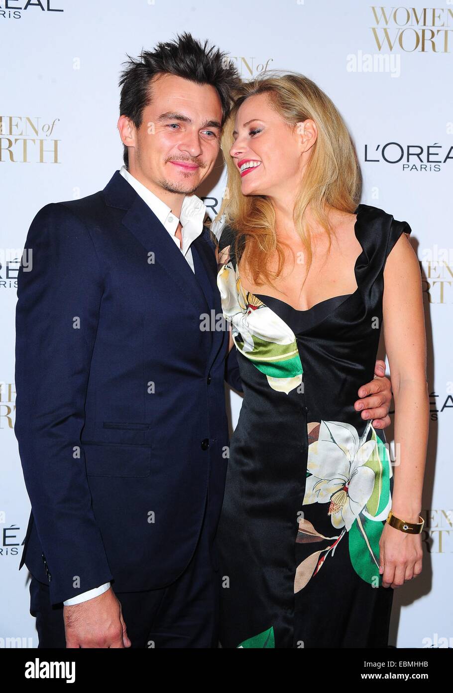 New York, NY, USA. 2nd Dec, 2014. Rupert Friend, Aimee Mullins at ...