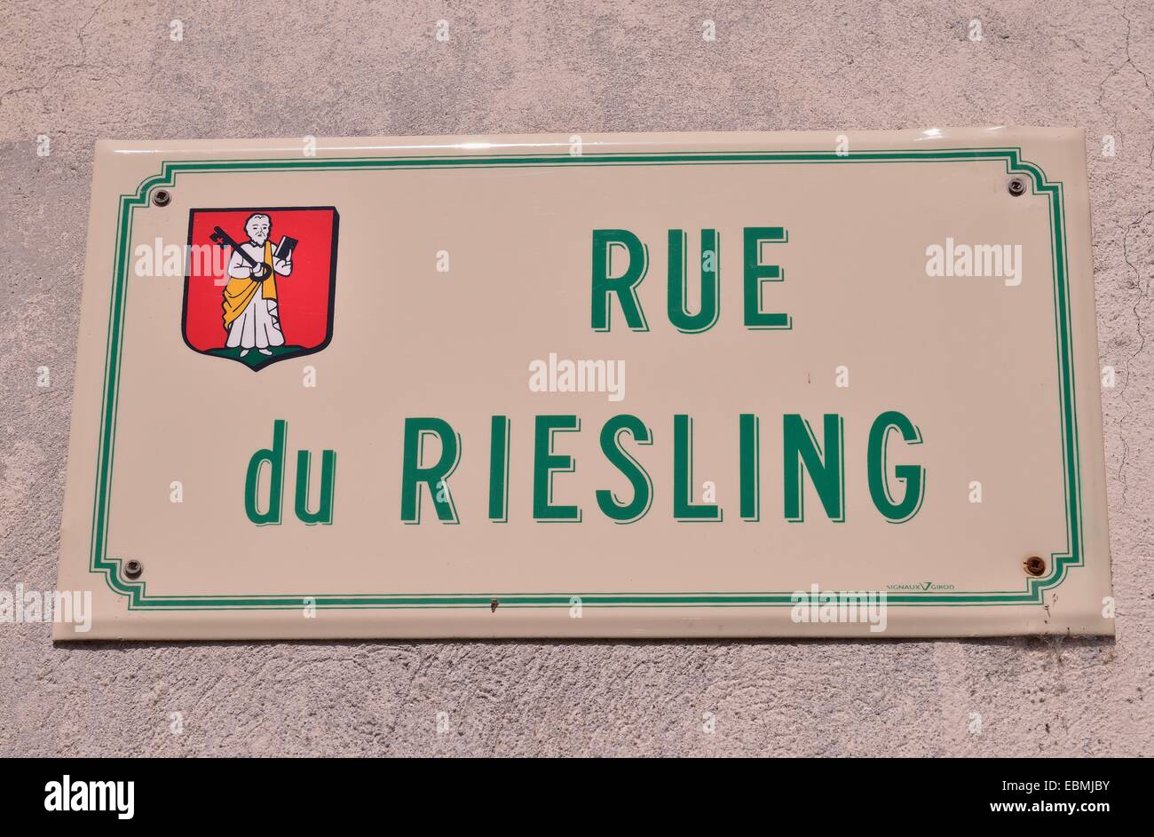 Alsace Street Sign High Resolution Stock Photography and Images - Alamy