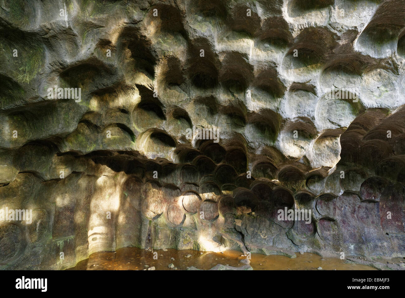 Millstone quarry, Hinterhör, Neubeuern, Chiemgau, Upper Bavaria ...
