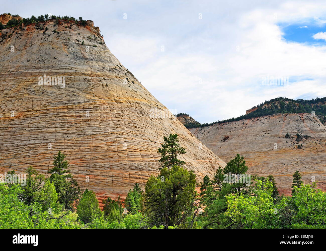 The Checkerboard Mesa, checkerboard patterns created by the erosion of ...