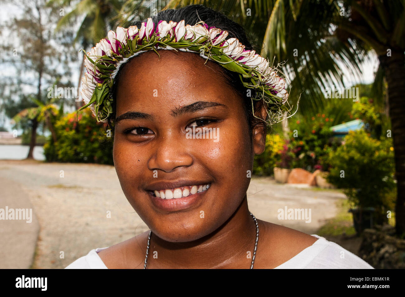 Micronesia girl hi-res stock photography and images - Alamy