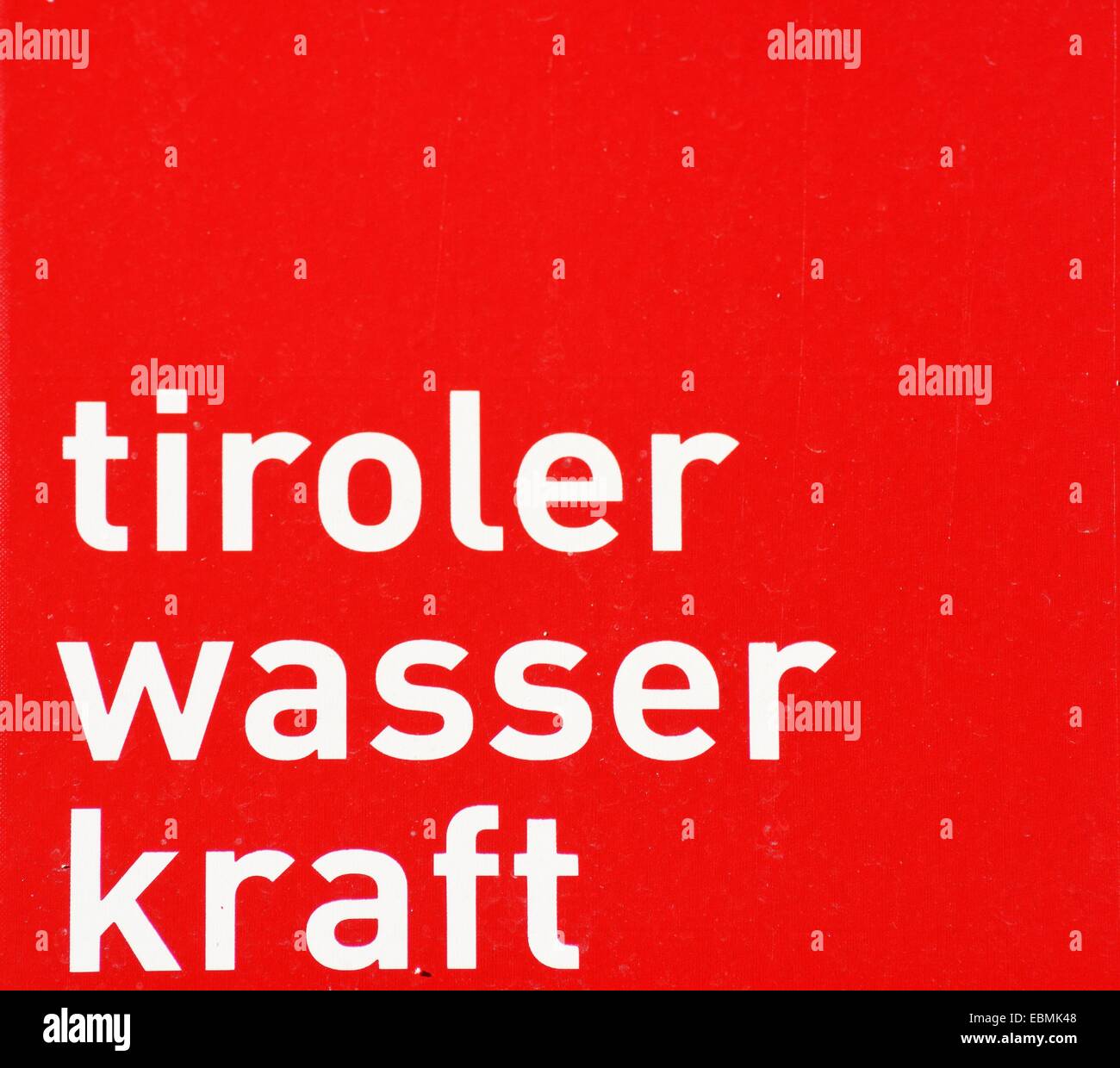 Logo of the Tiroler Wasserkraft, Tyrolean hydroelectric power station ...