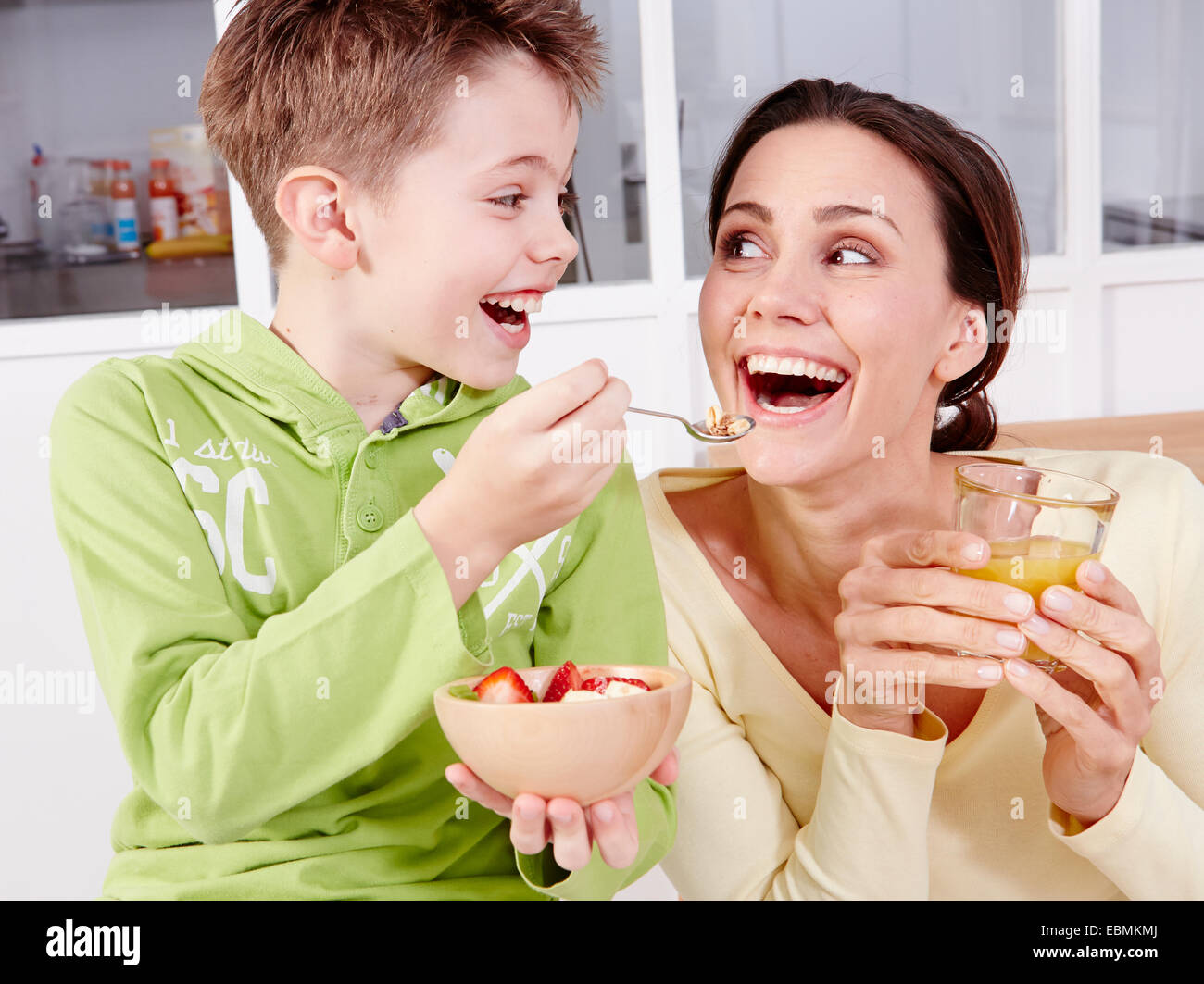 Female eating fruit hi-res stock photography and images - Alamy