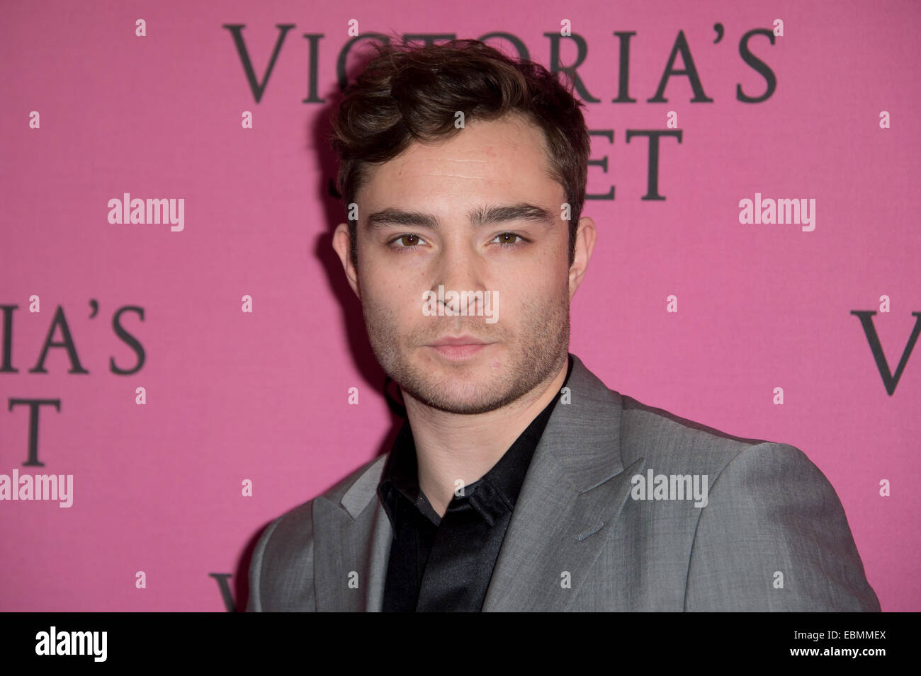Ed Westwick at the Victoria's Secret fashion show in London Stock Photo ...
