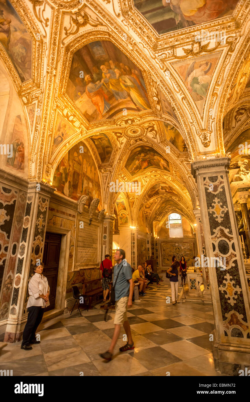 The crypt of St Andrew in Amalfi Cathedral in Italy Stock Photo - Alamy