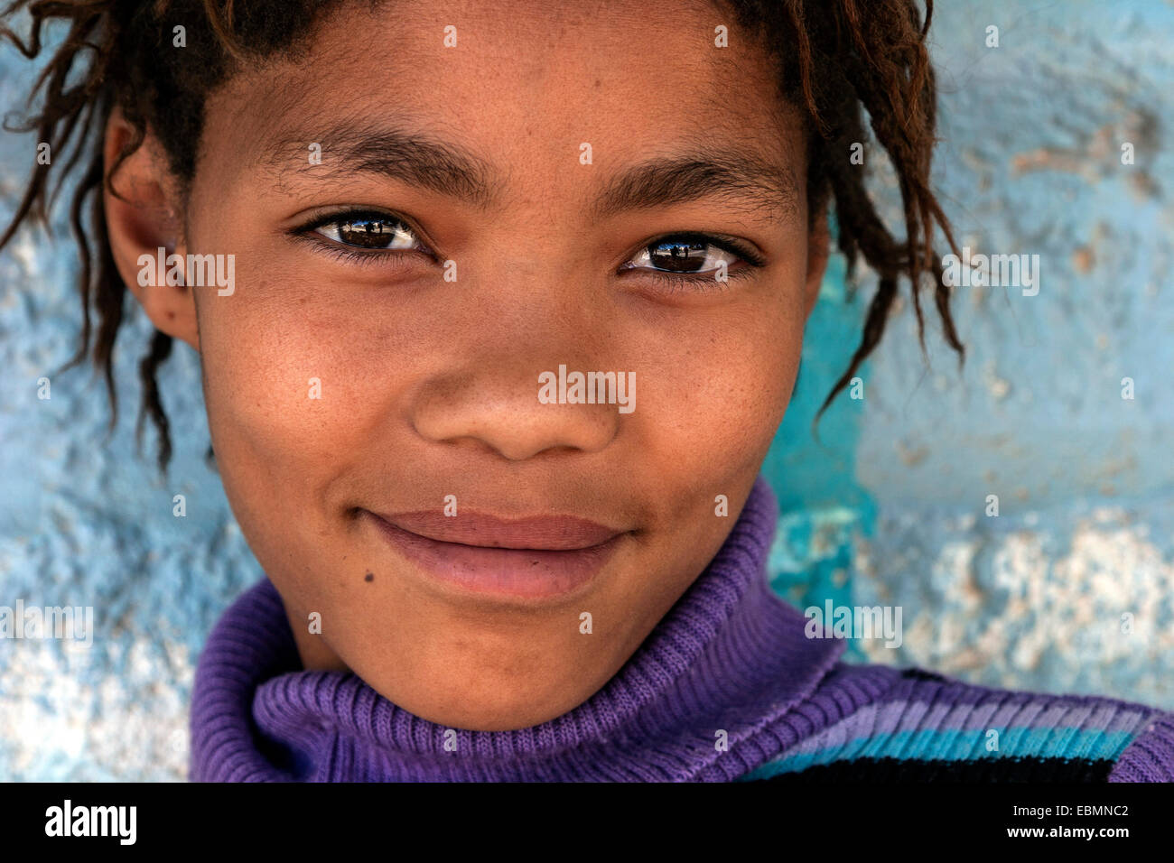 Local girl, Aus, Namibia Stock Photo - Alamy