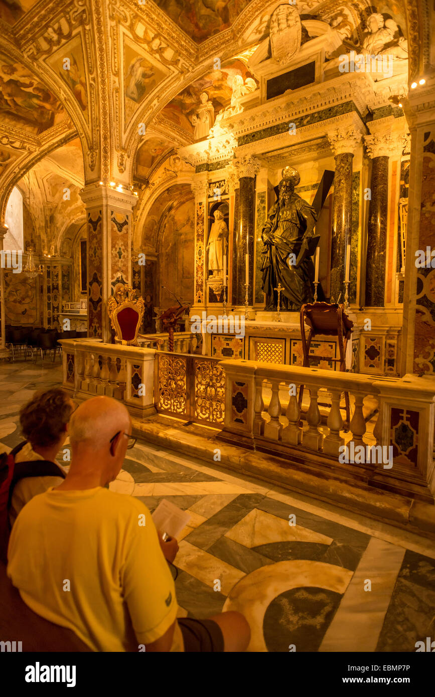 The crypt of St Andrew in Amalfi Cathedral in Italy Stock Photo - Alamy