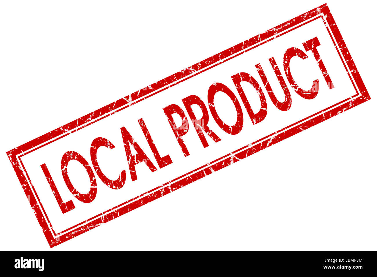local product red square stamp isolated on white background Stock Photo ...