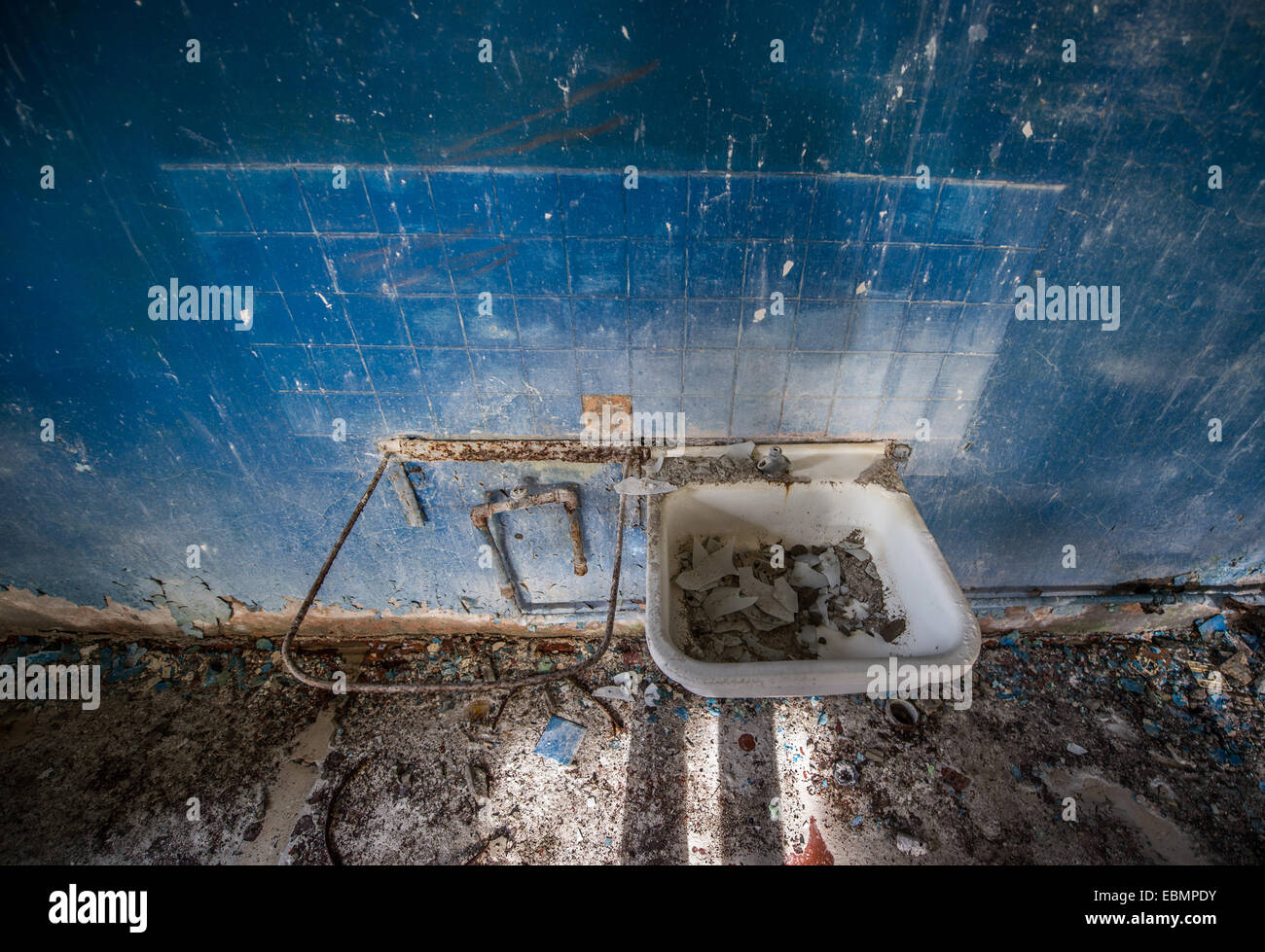 mess hall near barracks of Chernobyl-2 military base next to Duga-3 ...