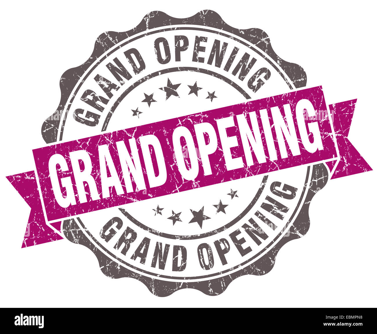 Grand opening stamp sign seal hi-res stock photography and images - Alamy