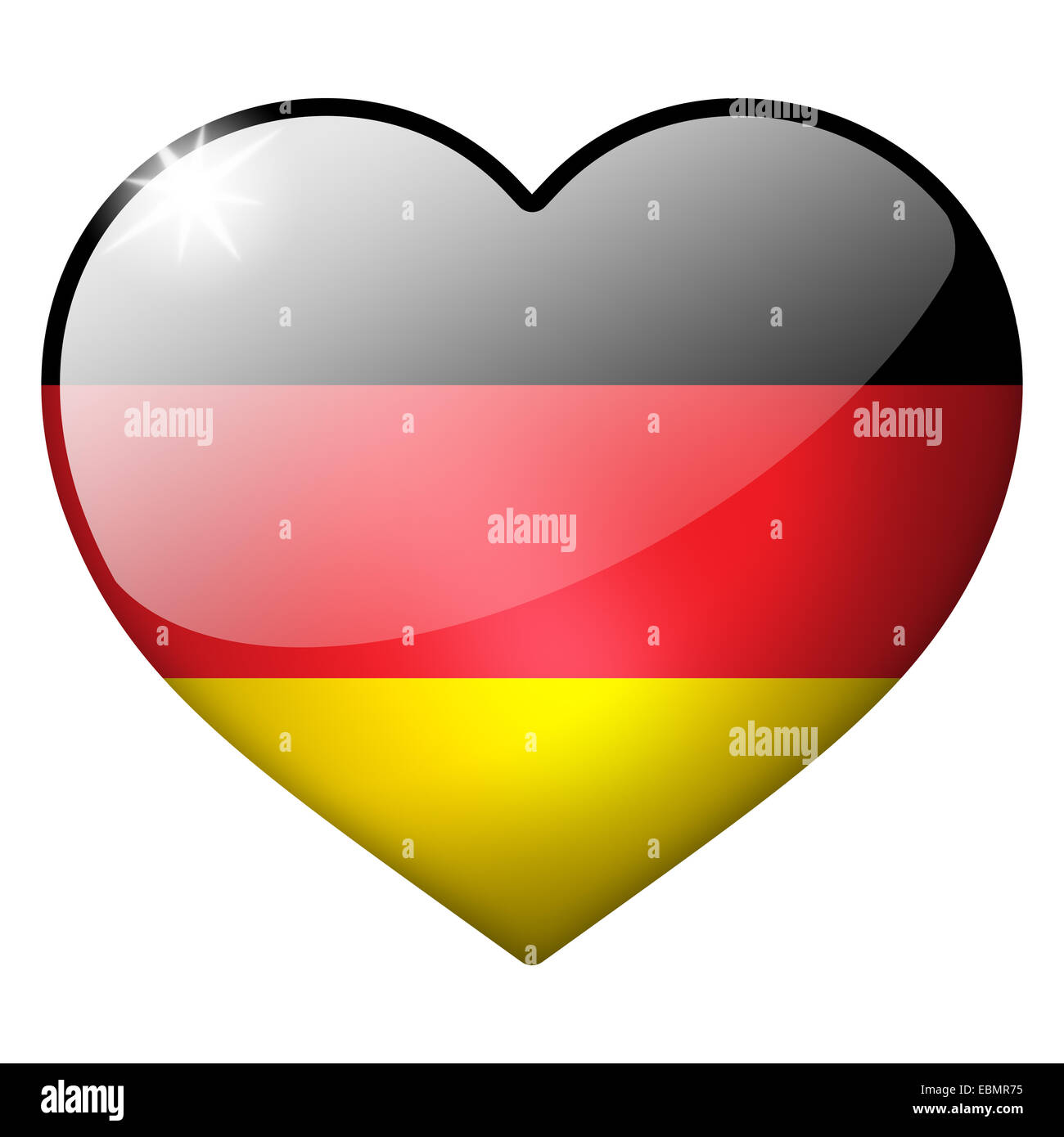 I love germany flag hi-res stock photography and images - Alamy