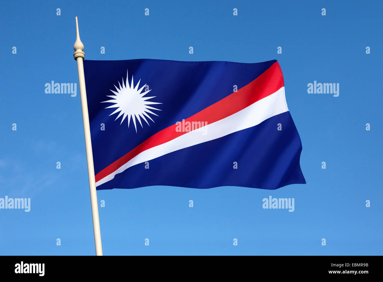 Marshall islands flag pacific hi-res stock photography and images - Alamy