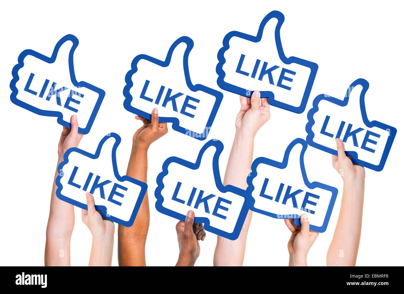 Human Hands Holding Thumbs Up Symbol Stock Photo - Alamy