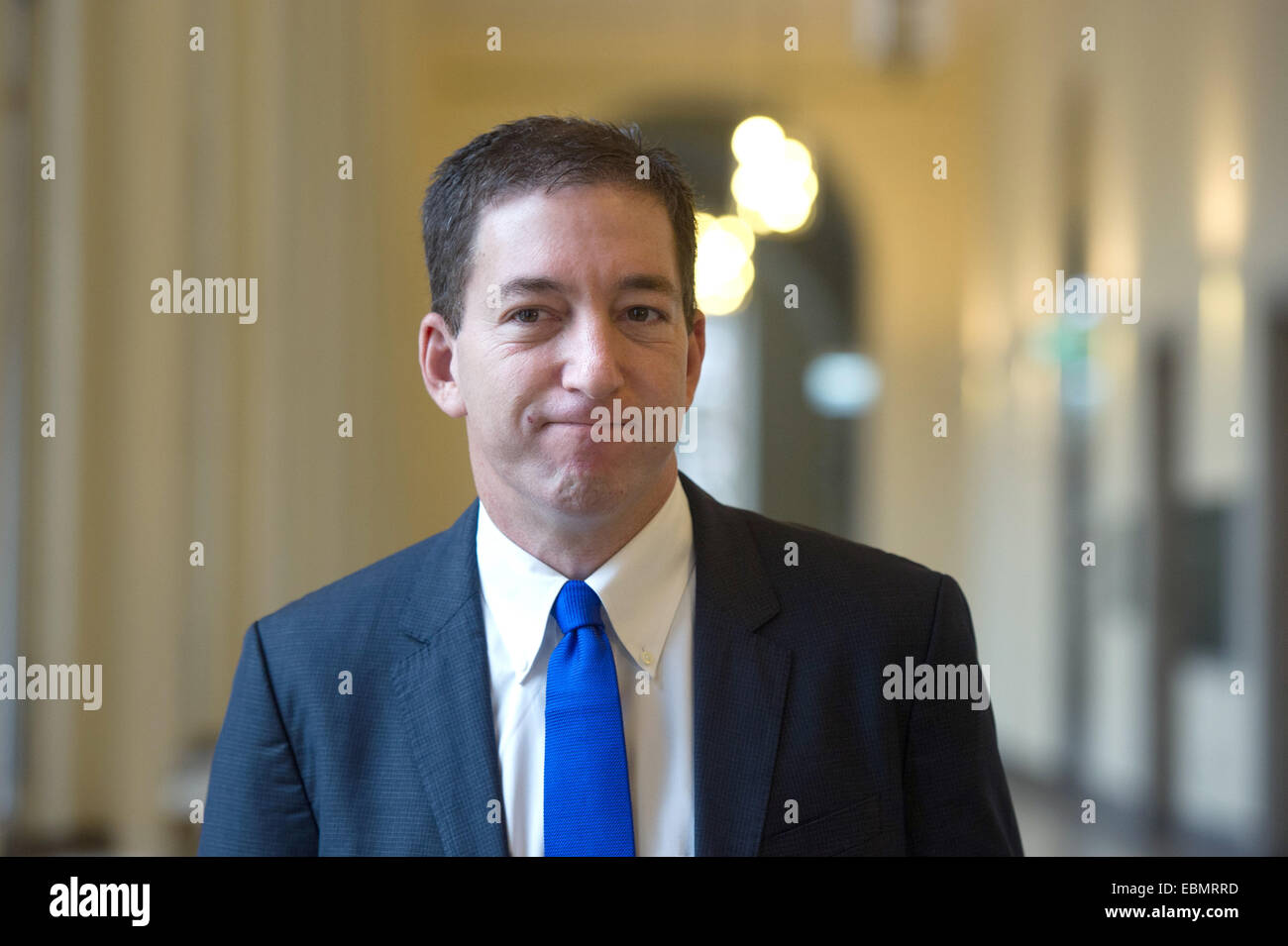 Munich, Germany. 1st Dec, 2014. The US journalist Glenn Greenwald ...